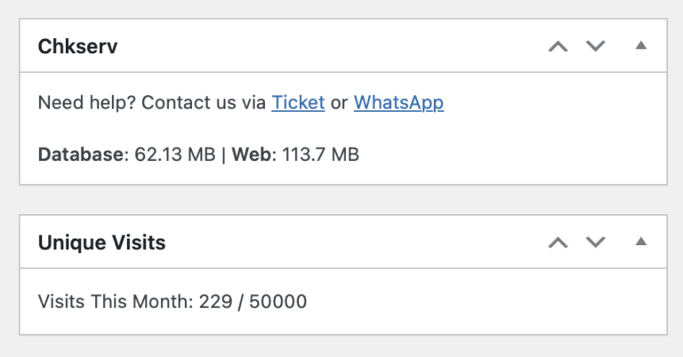 Introducing Our Wordpress Dashboard Widget Chkserv 2565